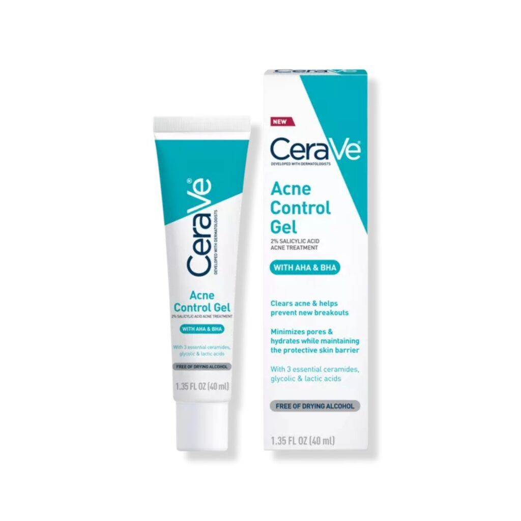 Cerave Salicylic Acid Acne Control Gel 40ml Acne Treatment For Face Alzak